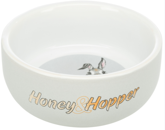 Honey & Hopper Ceramic Bowl – The Three Little Floofs